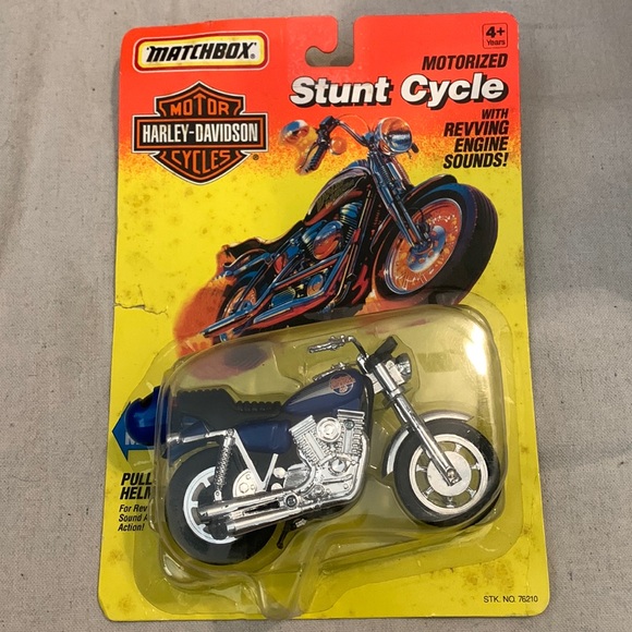 Harley-Davidson | Other | Matchbox Harley Davidson Motorized Stunt ...